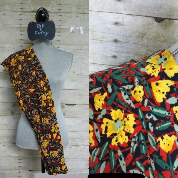 LuLaRoe | Pants & Jumpsuits | Lularoe Leggings Original Tc Yellow ...